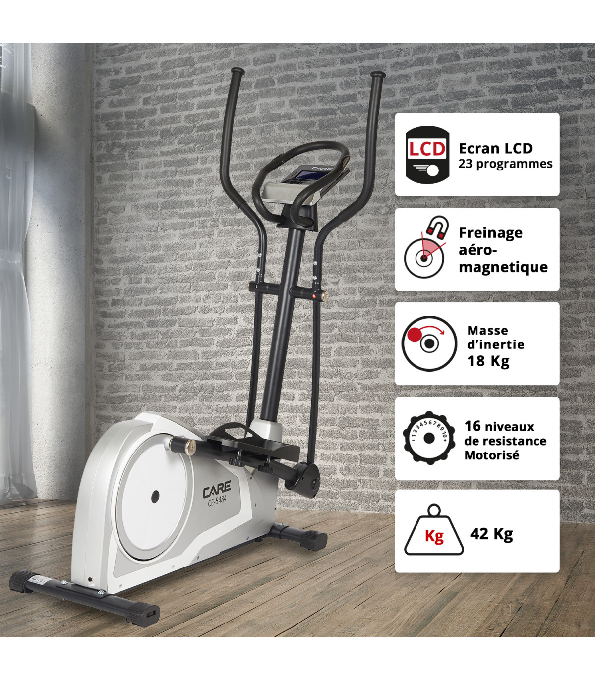 Vélo elliptique CE 5484 | Care Fitness